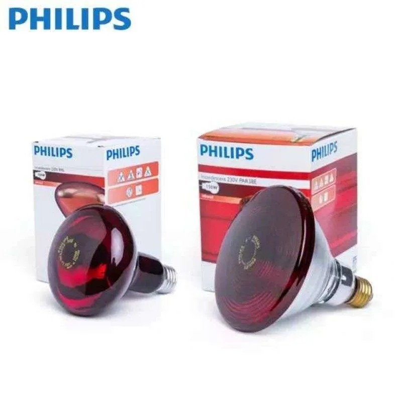 Jual Lampu terapi infrared Bohlam Infra Merah Lampu Kesehatan 150W Philips | Shopee Indonesia