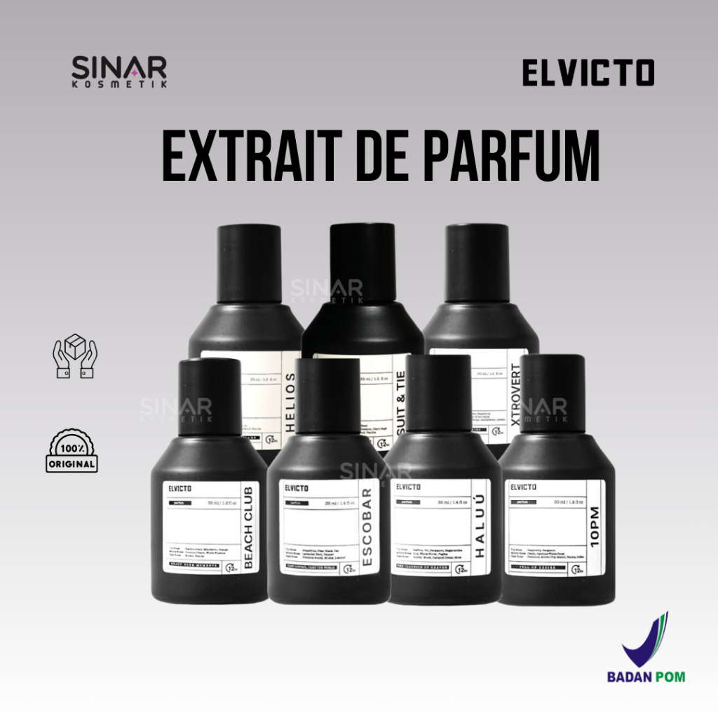 Jual Elvicto Extrait De Parfum 35ml | Parfum Pria Tahan Lama 12 jam ...
