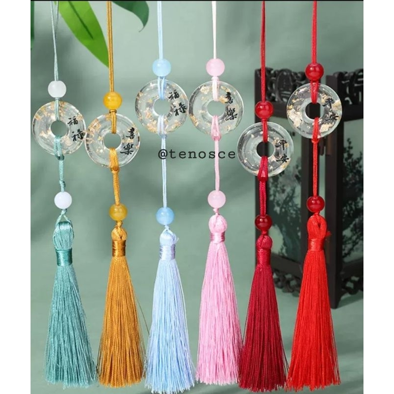 Jual Tassel Tasel Gantungan Dekorasi Ping An 22cm Giok Hampers Parcel ...