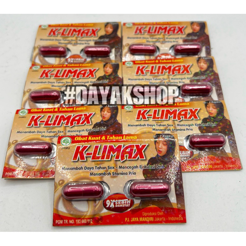 Jual K-LIMAX KAPSUL KUAT TAHAN LAMA ORIGINAL [ 1 SACHET 2 KAPSUL ] | Shopee Indonesia