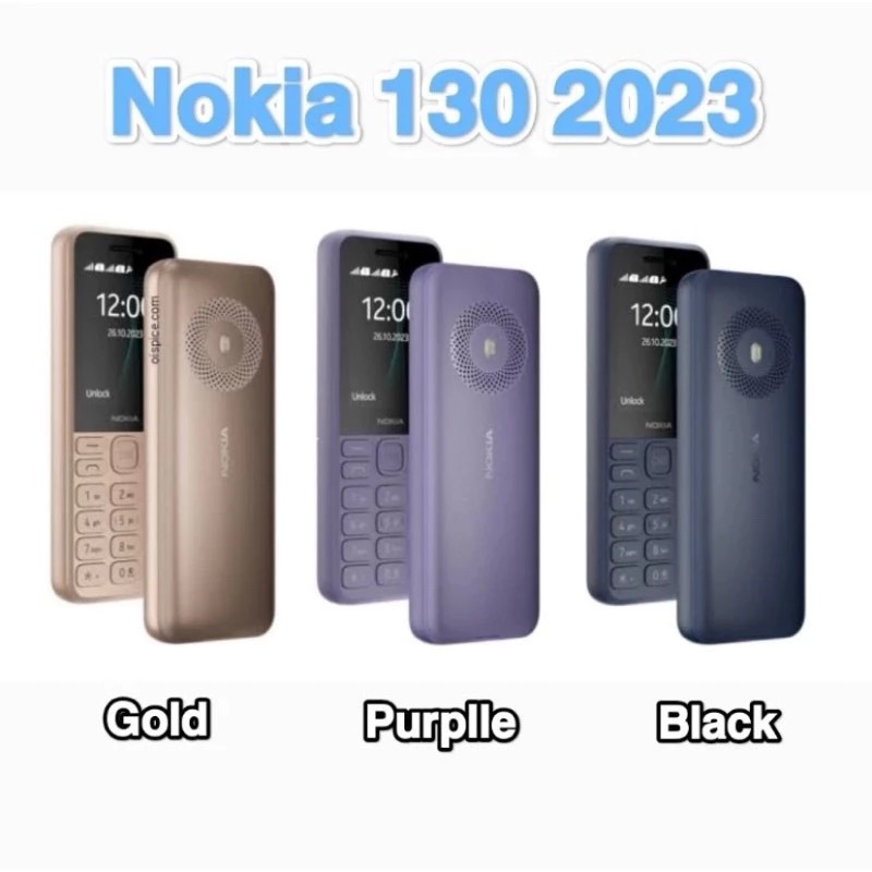 Jual Handphone Nokia jadul 130 2023 Ponsel Garansi Dual SIM Baru Termurah | Shopee Indonesia