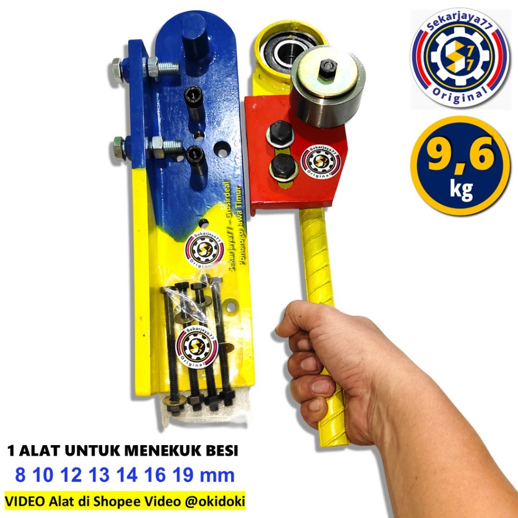 Jual Alat Penekuk Besi Pembengkok besi beton begel 6-12 6-16 8-16 6-19 ...