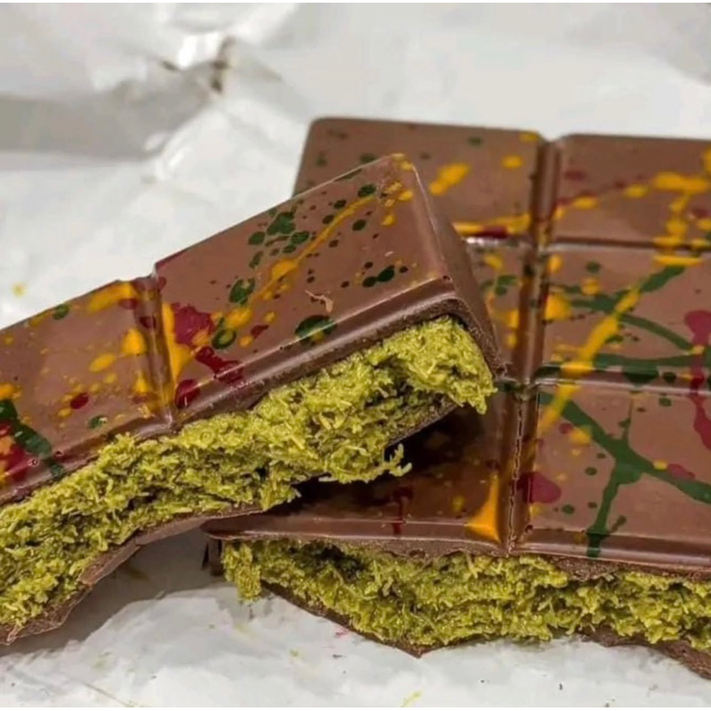 Jual (100% Asli）Halal Coklat Dubai Chocolate Bar Crispy Pistachio ...