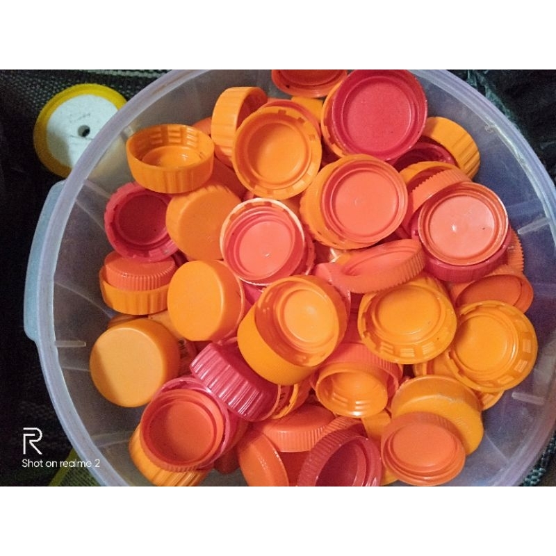 Jual tutup botol warna Oren dan merah 50 pc | Shopee Indonesia