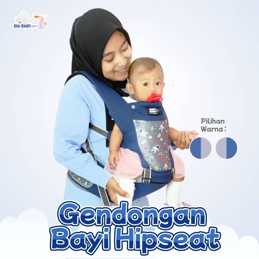 Jual Gendongan Bayi Hipseat 6 Posisi Dengan Penutup Kepala Usia 5-36 Bulan Astronot Series Baby ...