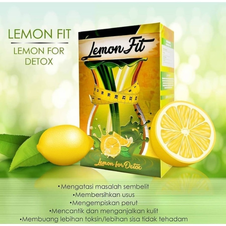 Jual lemon fit lemonfit lf diet detox pelangsing minuman kesehatan detox lemon fit original 1 ...
