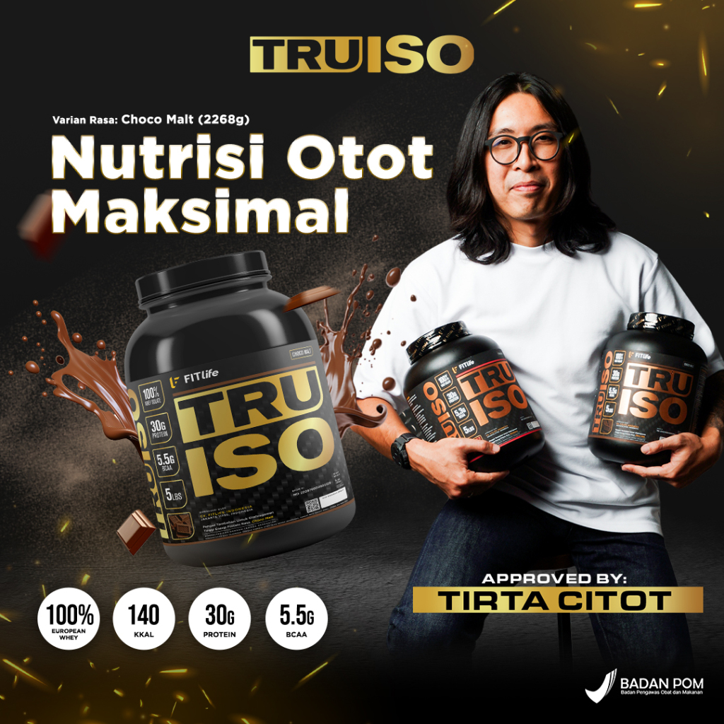 Jual FITLIFE Tru Iso 5 lbs Whey Protein Isolate - TRUISO Fit Life ...