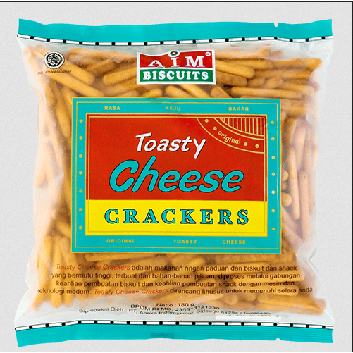 Jual Aim Biskuit Toasty Cheese Crackers 80 g & 180 g | Shopee Indonesia