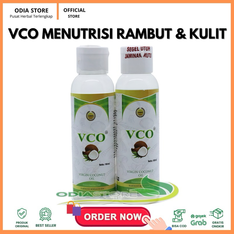 Jual VCO Harmoni Virgin Coconut Oil 100 ml Minyak Kelapa Murni | Shopee Indonesia