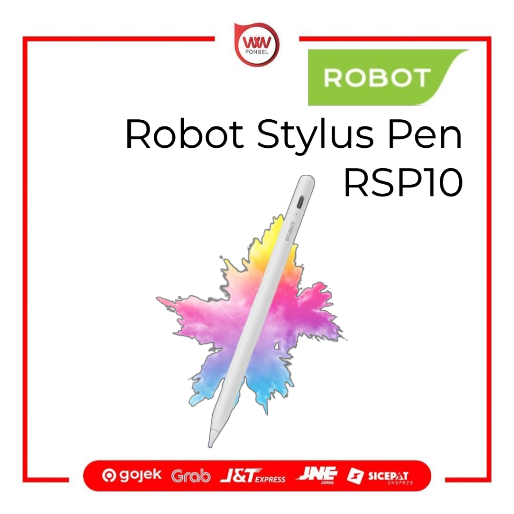 Jual ROBOT RSP10 Universal Active Stylus Pen for iPhone iPad Pro Mini ...