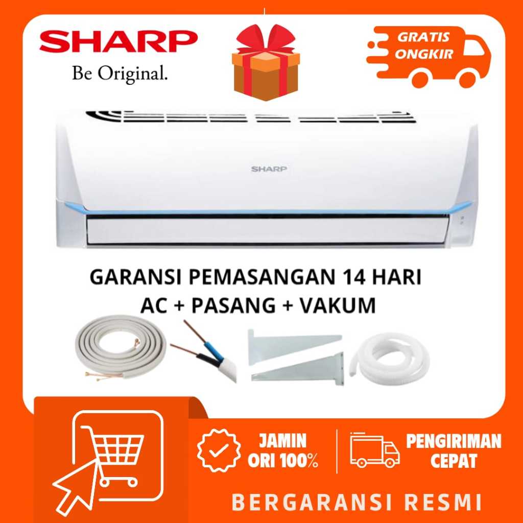 Jual SHARP AC Thailand 2 PK AH-A18SAY + Pasang / AH-A18SAY | Shopee Indonesia