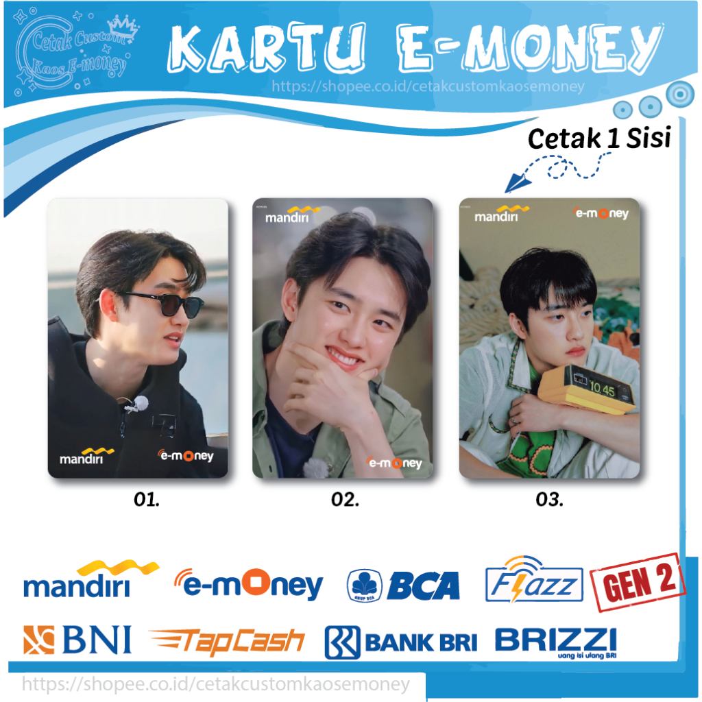 Jual KARTU EMONEY ETOLL GAMBAR KOREA ACTOR KPOP D.O EXO KYUNGSOO EMONEY ...