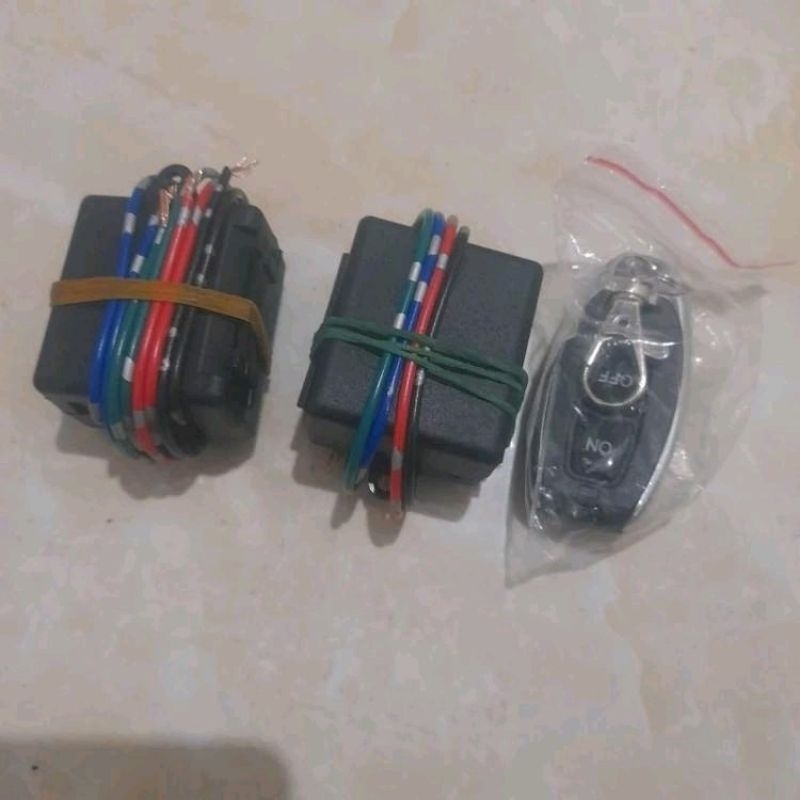 Jual Remote starter remote kontak motor mobil 12volt pengendala jarak jauh | Shopee Indonesia