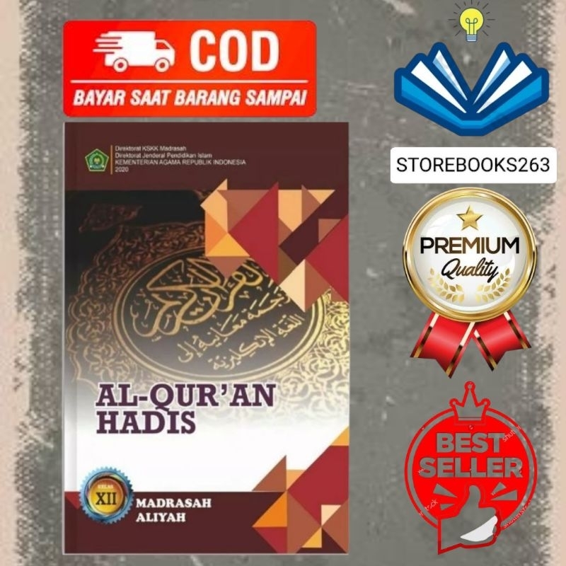 Jual Buku Siswa Kelas 12 Al Quran Hadis MA Madrasah Aliyah Kemenag Revisi Terbaru | Shopee Indonesia