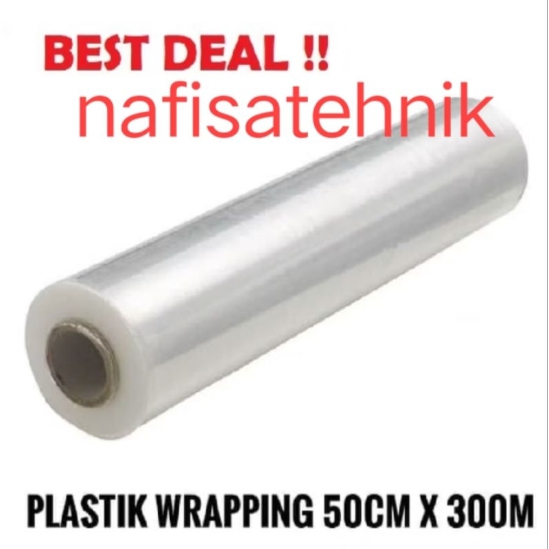 Jual Plastik wrapping barang / stretch filmLebar 50 cm x 400m TERMURAH ...
