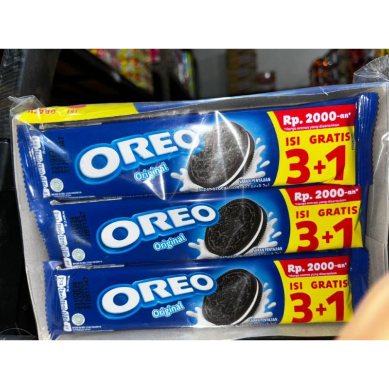 Jual OREO 1BOX ISI 12 PCS 1 PCS ISI 4 KEPING | Shopee Indonesia