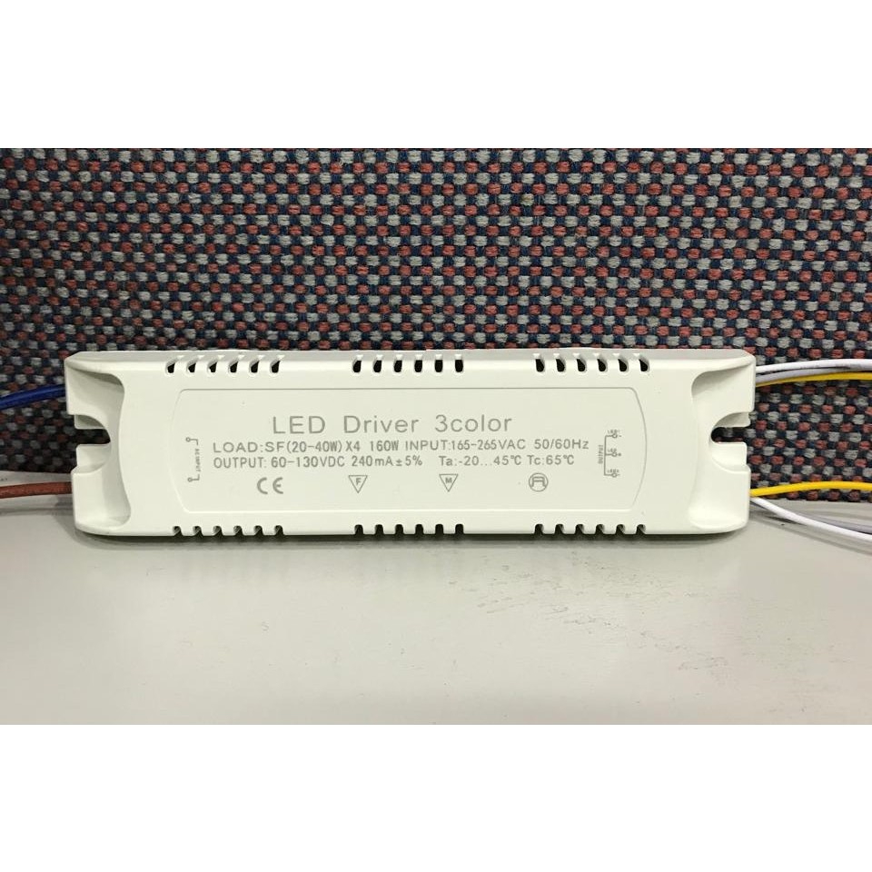 Jual Travo LED DRIVER CONTROL 3 CAHAYA ic led Output 6 Kabel 20-40w*4 ...