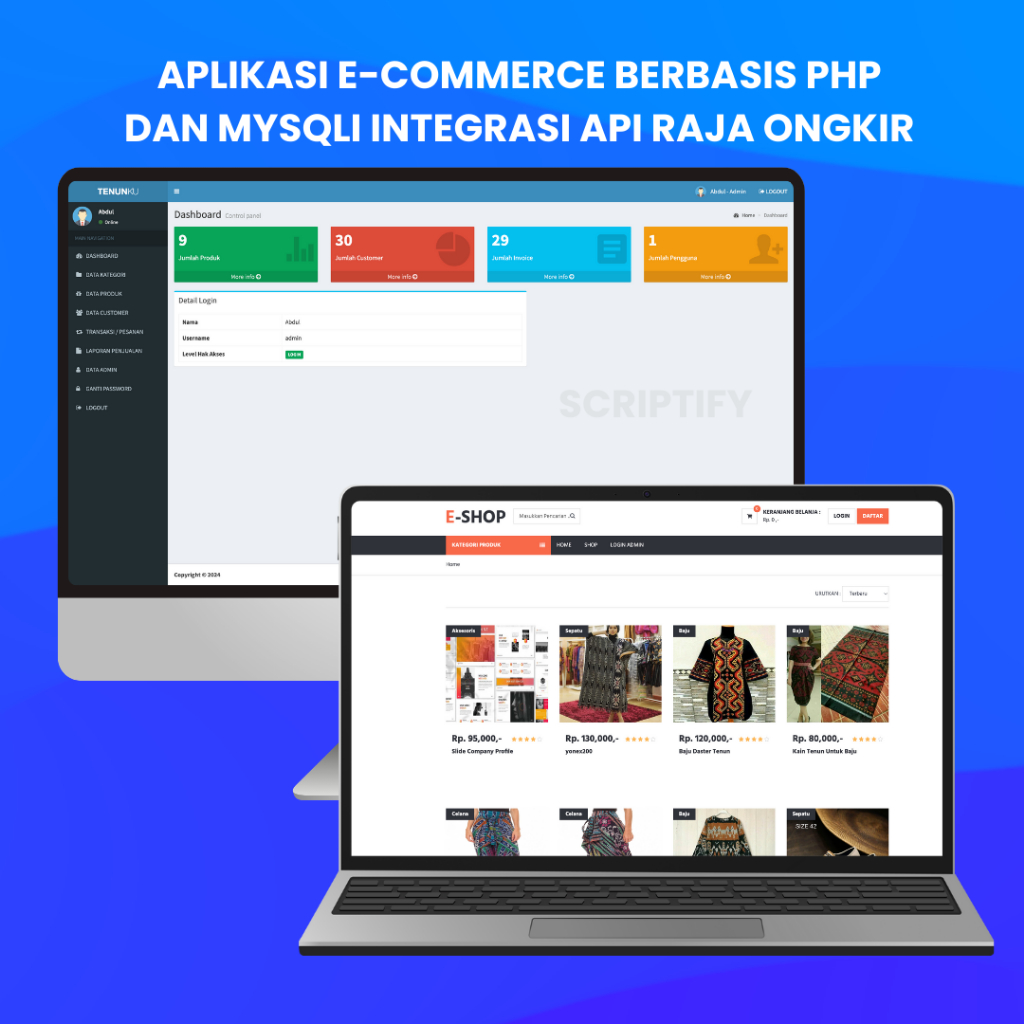 Jual Aplikasi e-commerce berbasis PHP dan MySQLi | Shopee Indonesia