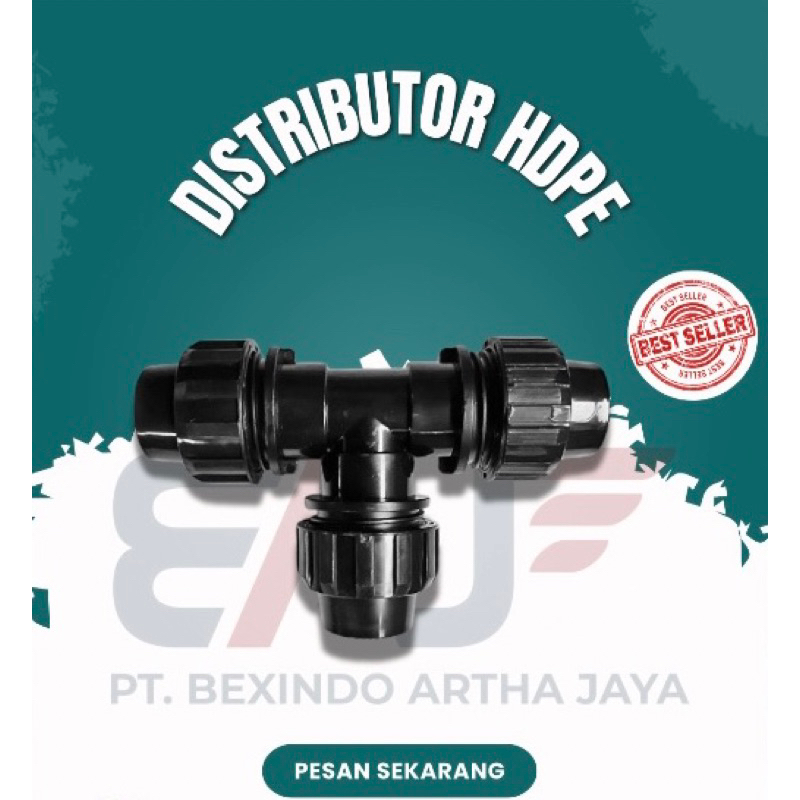 Jual Tee Compression hdpe 20mm - Tee hdpe 1/2 Inch | Shopee Indonesia