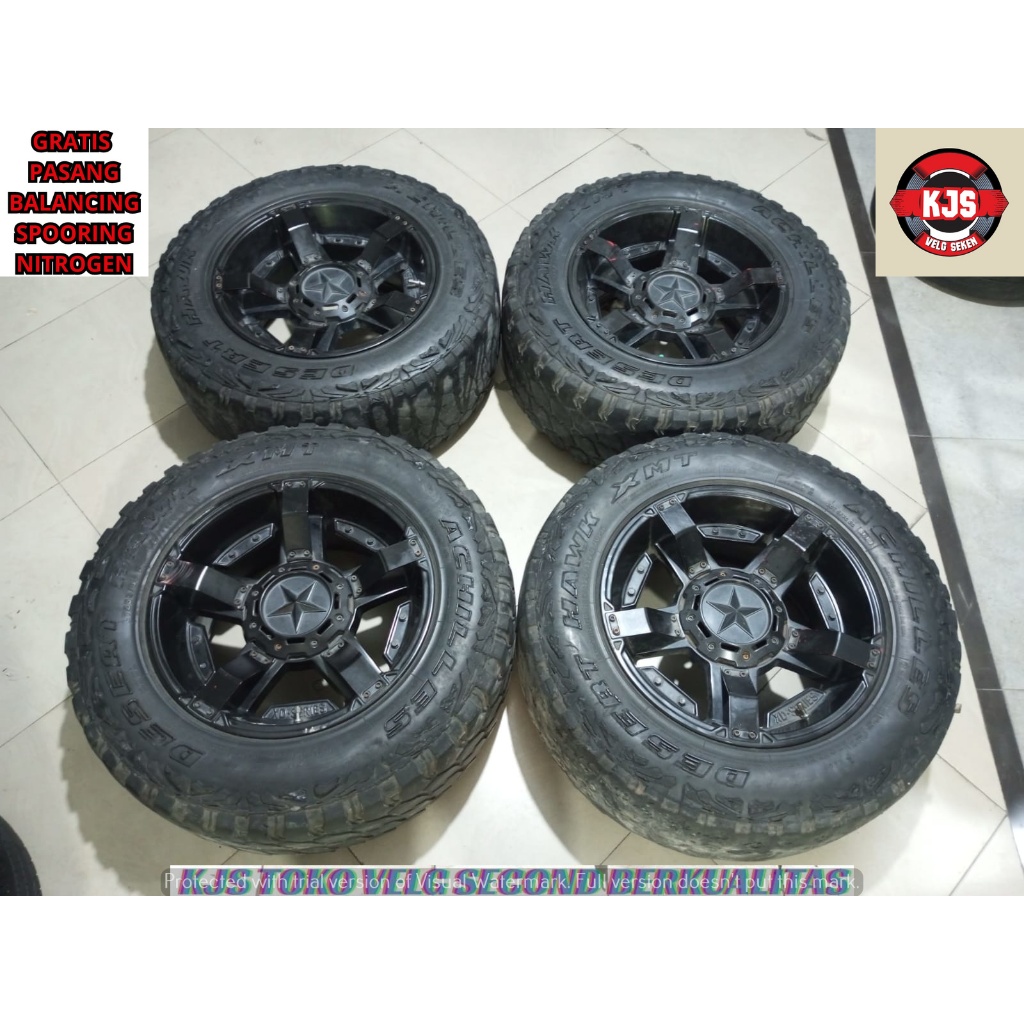 Jual READY STOK VELG RACING SECOND MODEL RASTA RING 17 LEBAR 9 RATA ...