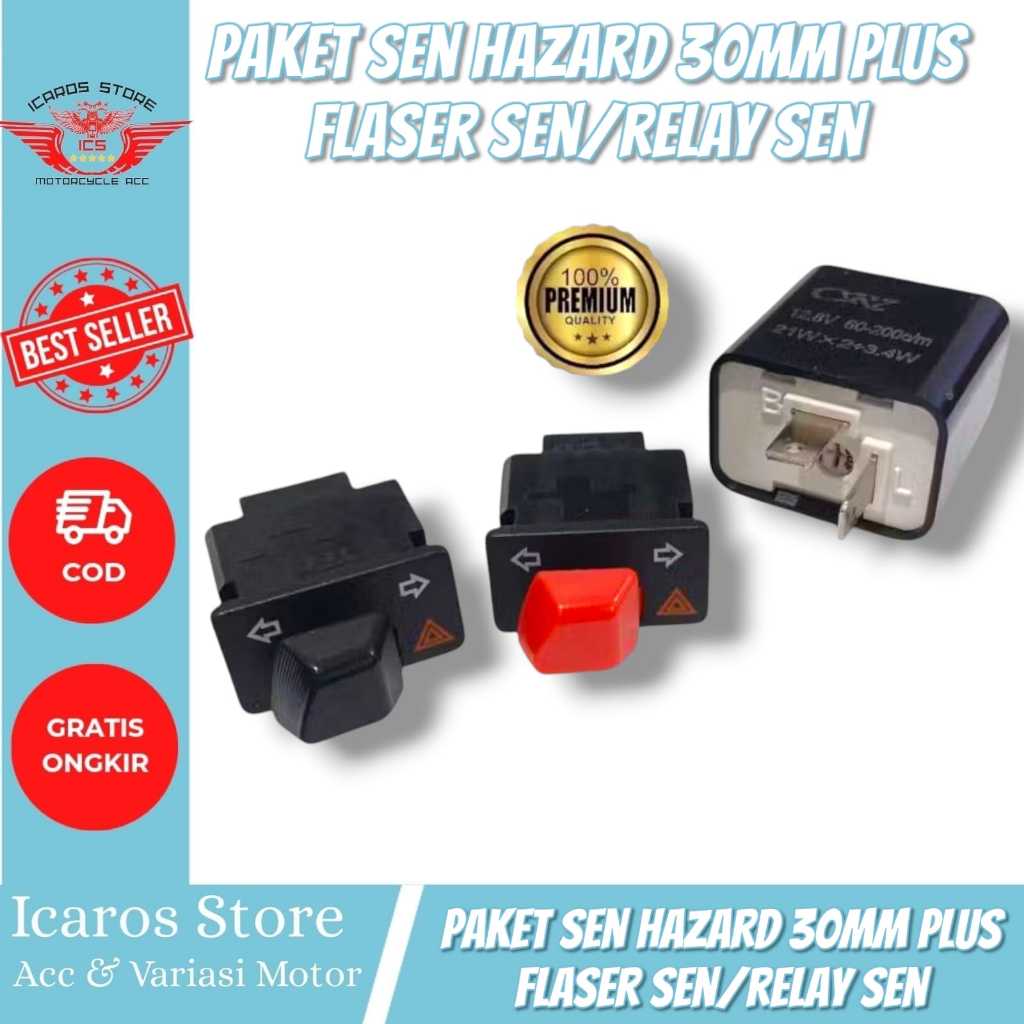 Jual PAKET Sakral Tombol Sein Sen Hazard Honda Vietnam Plus Flasher ...