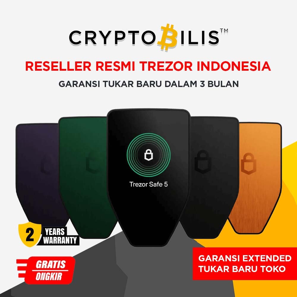 Jual Trezor Safe 5 - Reseller Resmi Trezor 100% Original & Tersegel, Bitcoin, Crypto, Web3 ...
