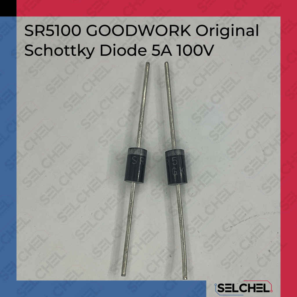 Jual Schottky diode SR5100 dioda 5A GoodWork | Shopee Indonesia