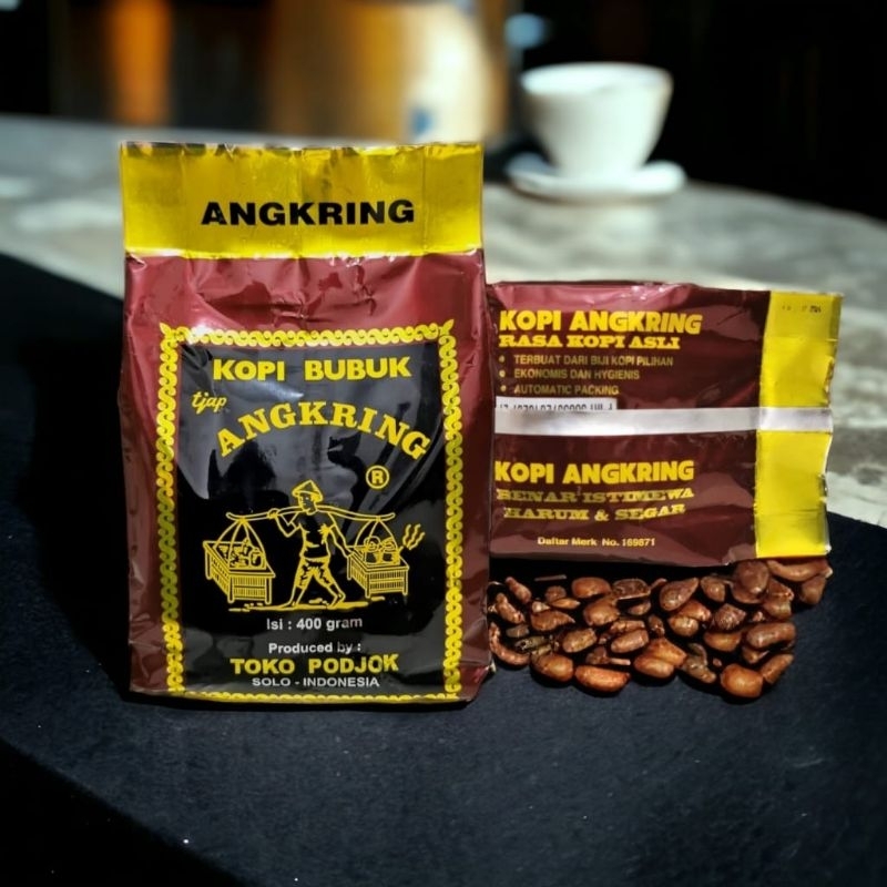 Jual Kopi Bubuk Cap Angkring Khas Solo Produksi Toko Pojok Kemasan 200 ...