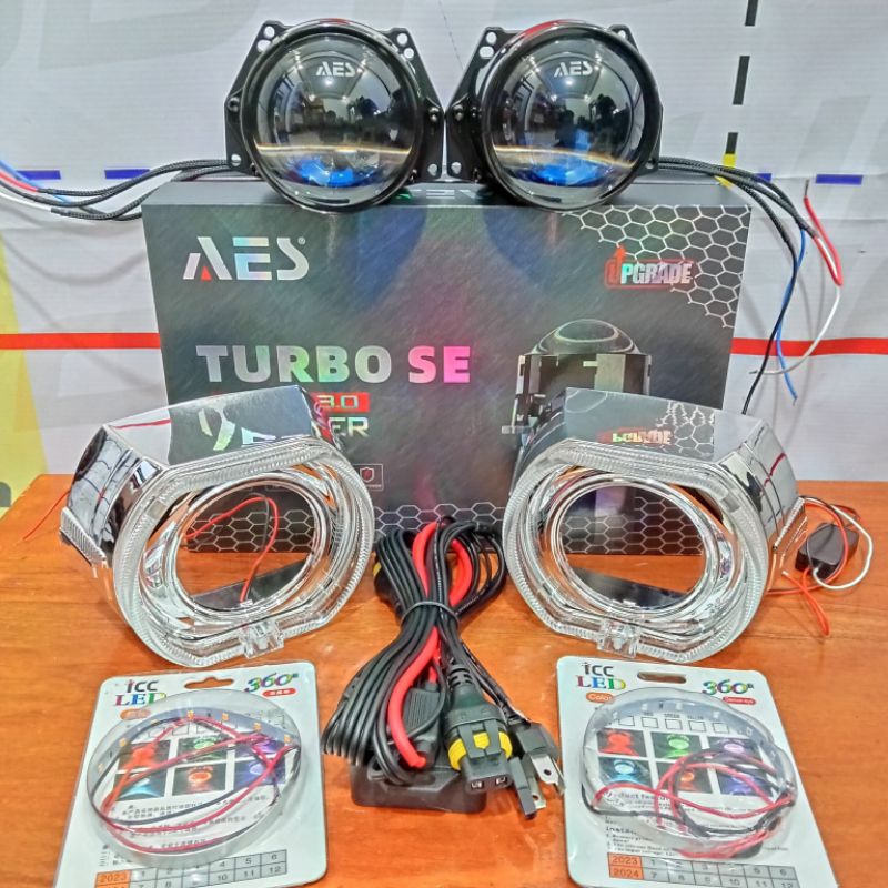 Jual Paketan aes Bi-laser Biled Projector AES Turbo SE Ultra Cooler 3 ...