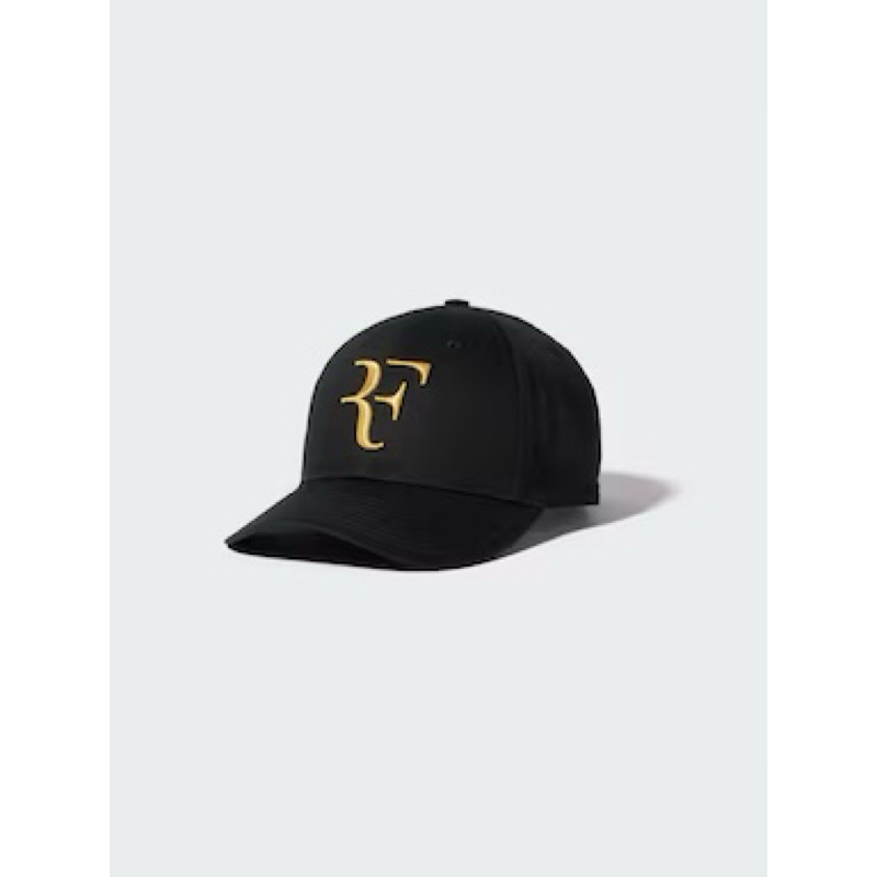 Jual Uniqlo Commemorative Roger Federer Cap Original Black Gold ...