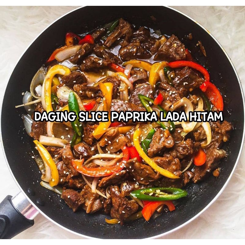 Jual Menu Rumahan DAGING SLICE LADA HITAM 250 GR - 2-3xmakan | Shopee ...
