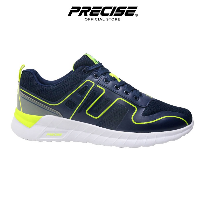 Jual Precise T-Lite Run JG M1 Sepatu Sneakers Olahraga Lari - Navy/Green FL | Shopee Indonesia