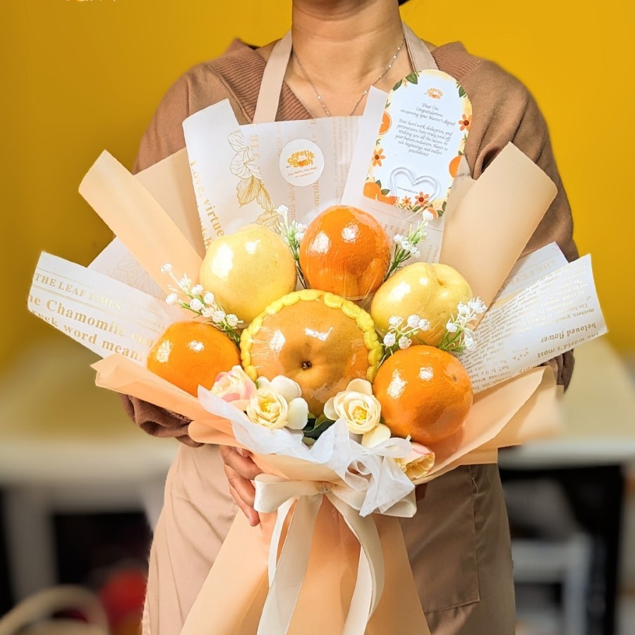 Jual Sepetikbuah - Golden Sunshine Bouquet | Buket Buah Anniversary ...