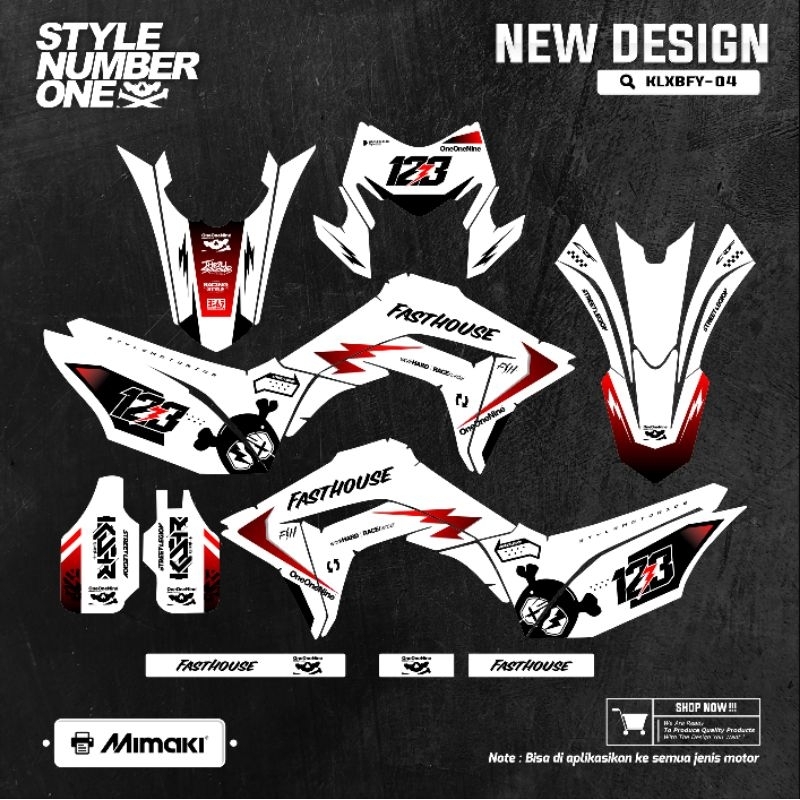 Jual DECAL CUSTOM CRF FULL BODY WHITE SERIES LIMITED DESIGN | Shopee ...