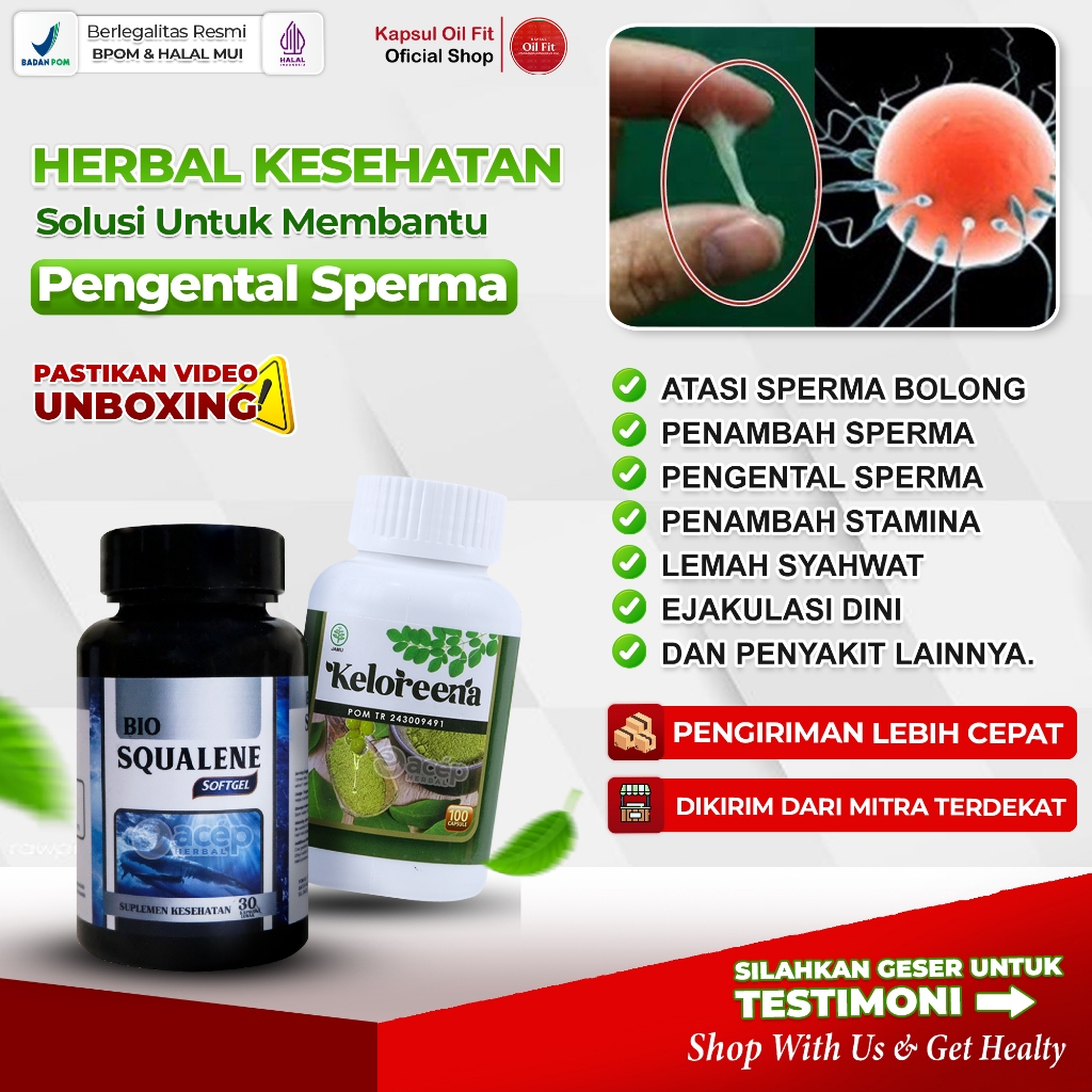 Jual Obat Pengental Sperma Pria Ori Atasi Air Mani Encer Sperma Encer ...