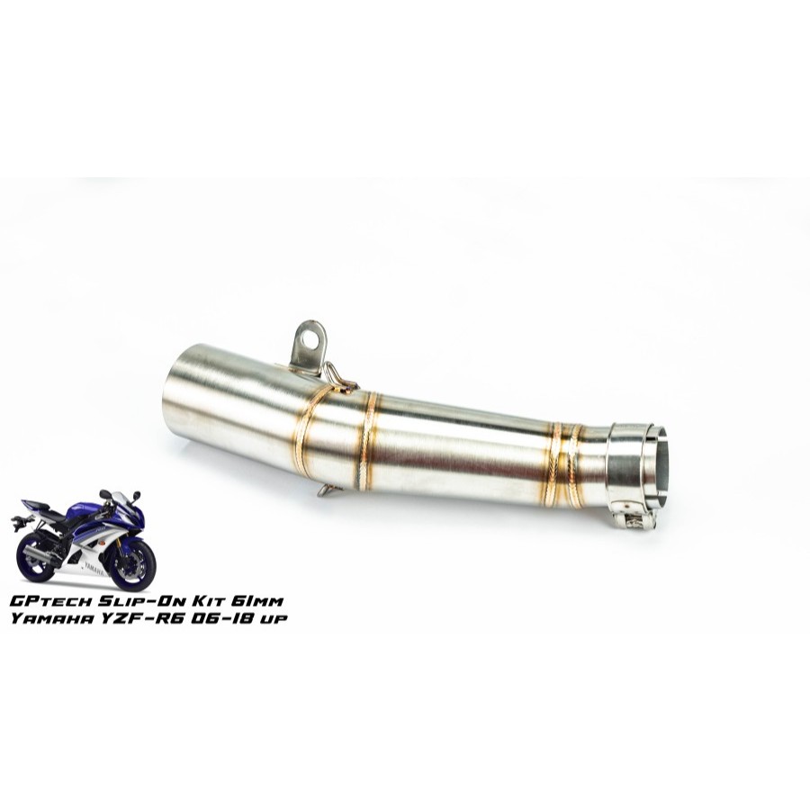 Jual GPTECH SLIP ON SLIPON KIT YAMAHA R6 08-18 (INLET 61mm) | Shopee ...