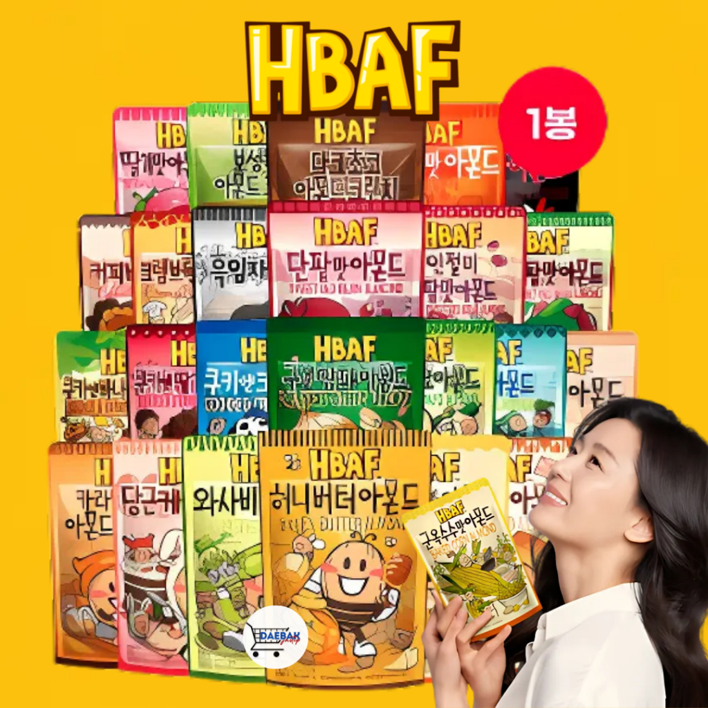 Jual HBAF Almond & Friends 170gr/190 gr Korean Snack NEW PACKAGING | Shopee Indonesia