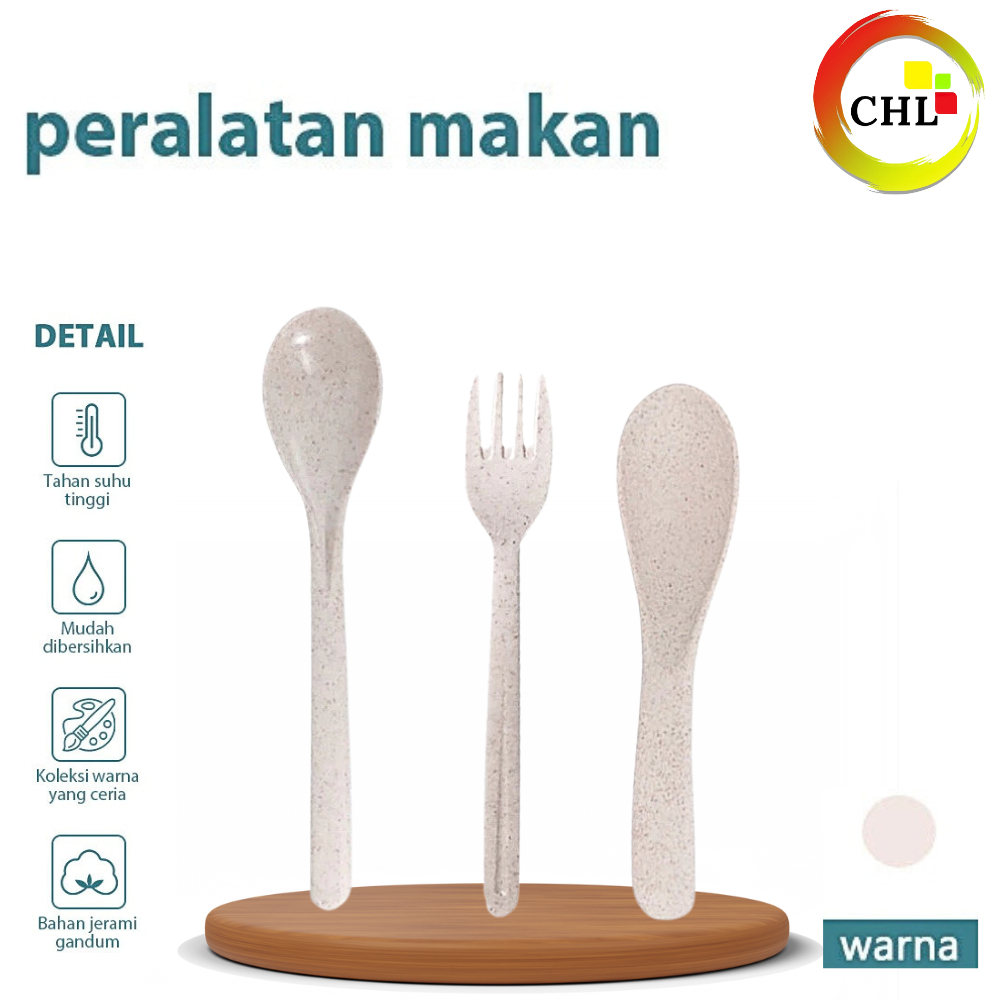 Jual Sendok Garpu Jerami Gandum Unik – Travel & Souvenir Alat Makan ...