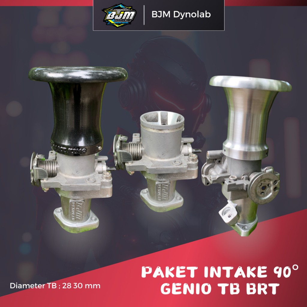 Jual Paket Intake Downdraft 90° GENIO, Beat Deluxe TB BRT 28 mm, 30 mm | Shopee Indonesia