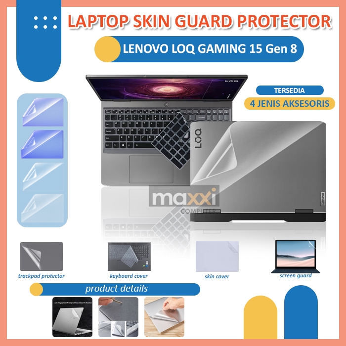 Jual Laptop Lenovo LOQ Gaming LOQ-15 15 Inch Gen 8 15APH8 15IRH8 SKIN ...