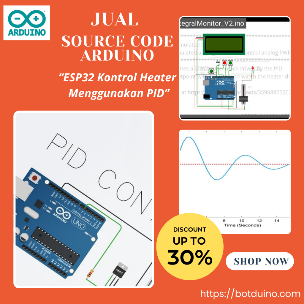 Jual Jual Source Code Arduino ESP32 Kendali Suhu PID | Shopee Indonesia