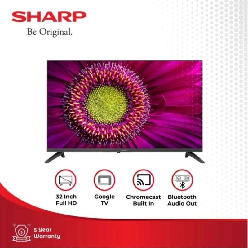 Jual SHARP LED 32 inch 2T-C32GH3000i Smart Android 2K Google TV Digital DVB-T2 HD Ready 32 ...