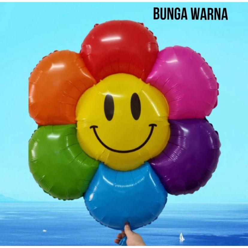 Jual HLC - (1 Pack) Isi 50 Balon Bunga Matahari Jumbo/Balon Bunga ...