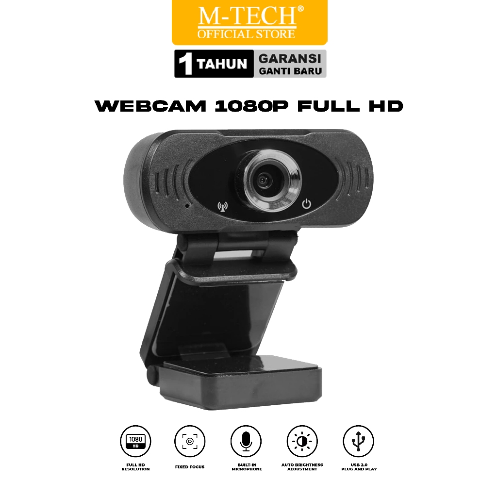 Jual M-TECH ORIGINAL Webcam WB500 Web Camera Full HD Streamer 1080P ...