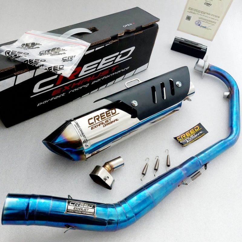 Jual "NEW" Knalpot racing Creed Exhaust GPstar for vixion cb cbr 150r ...