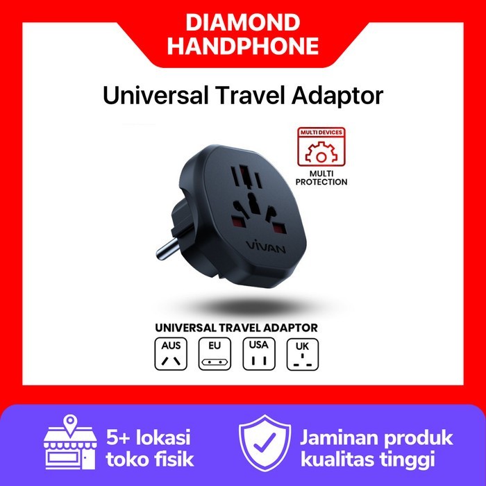 Jual Universal Travel Adaptor Australia / USA / UK / Malaysia ...