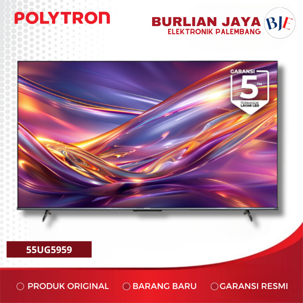 Jual TV 55 INCH POLYTRON 55UG5959 SMART TV ANDROID TV LED TV 55 ...