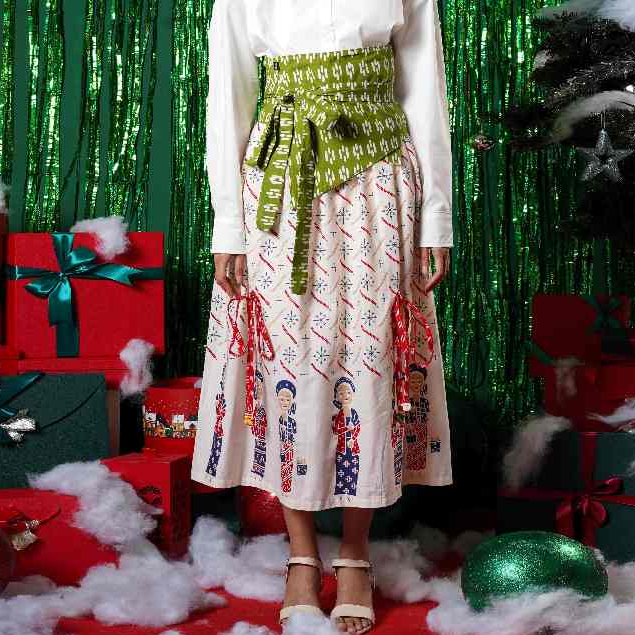 Jual Batik ENOM - Rok Batik Modern - Baju Natal - Senandung Series ...
