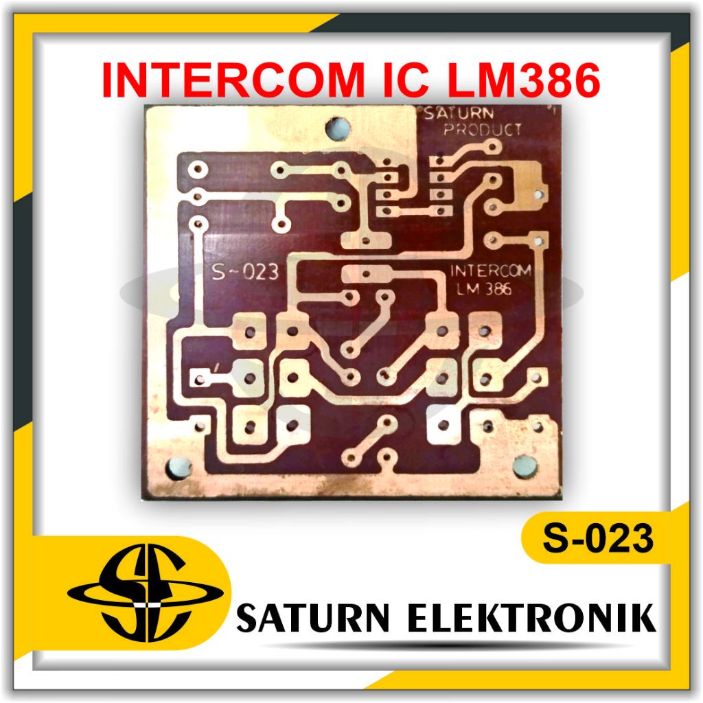 Jual PCB INTERCOM IC LM386 S-023 | Shopee Indonesia