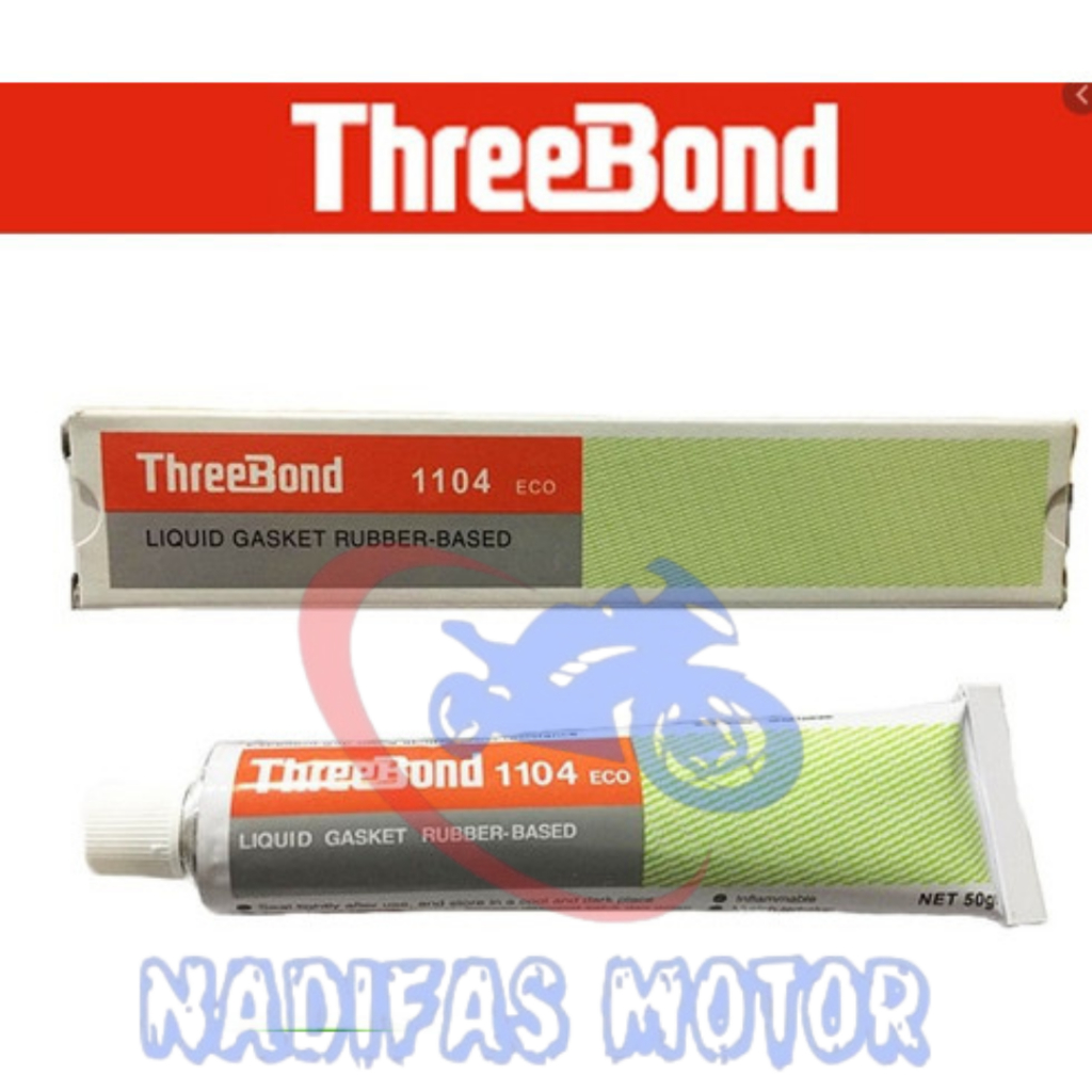 Jual ThreeBond 1104 Liquid Gasket Rubber-Based 25GR SILIKON SEALANT HIGH TEMP WARNA ABU TAHAN ...